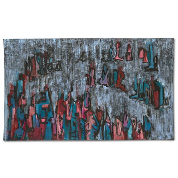 Norman Lewis | Untitled (Circular Procession of Figures) (1953) | MutualArt