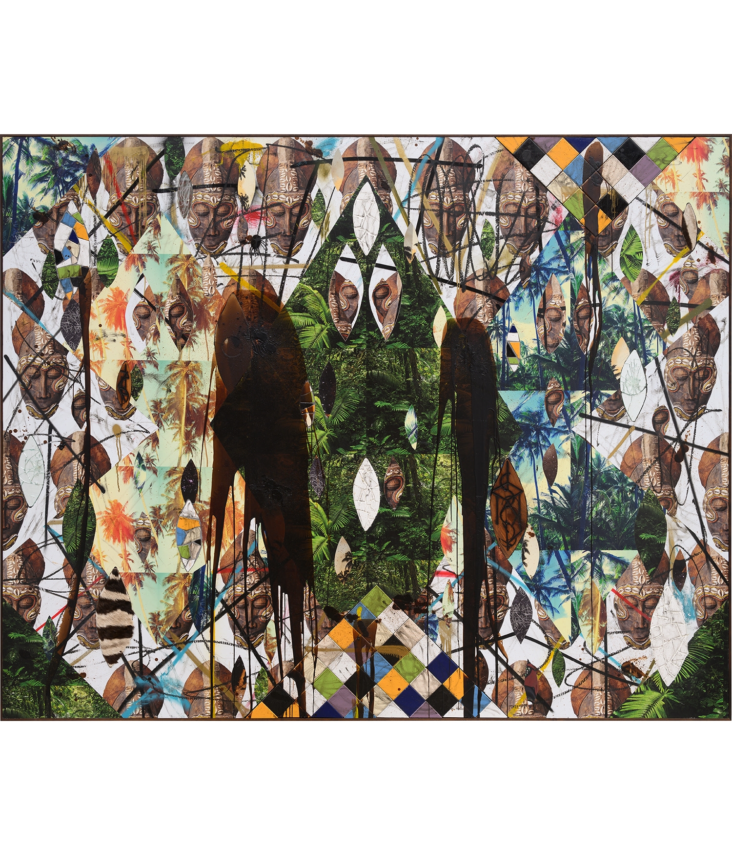 Rashid Johnson | Untitled Escape Collage | MutualArt