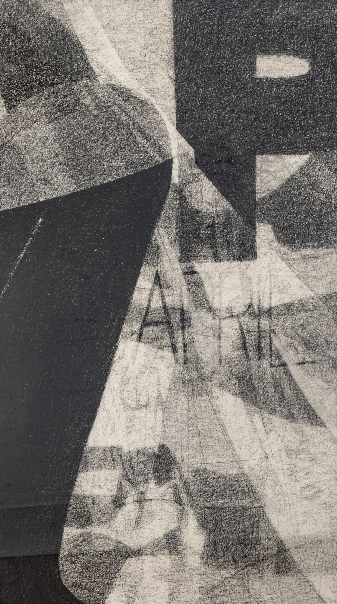 Charles McGee | Charles McGee (American, 1924-2021) Charcoal Crayon ...