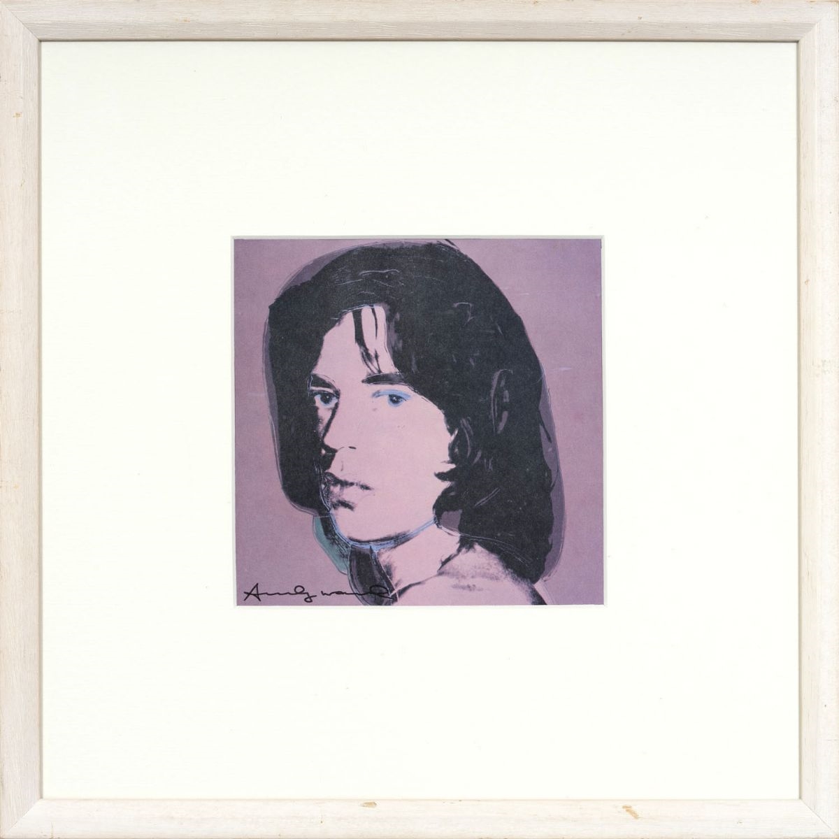 Andy Warhol | A Framed Image of Andy Warhol's Portrait of The Rolling ...