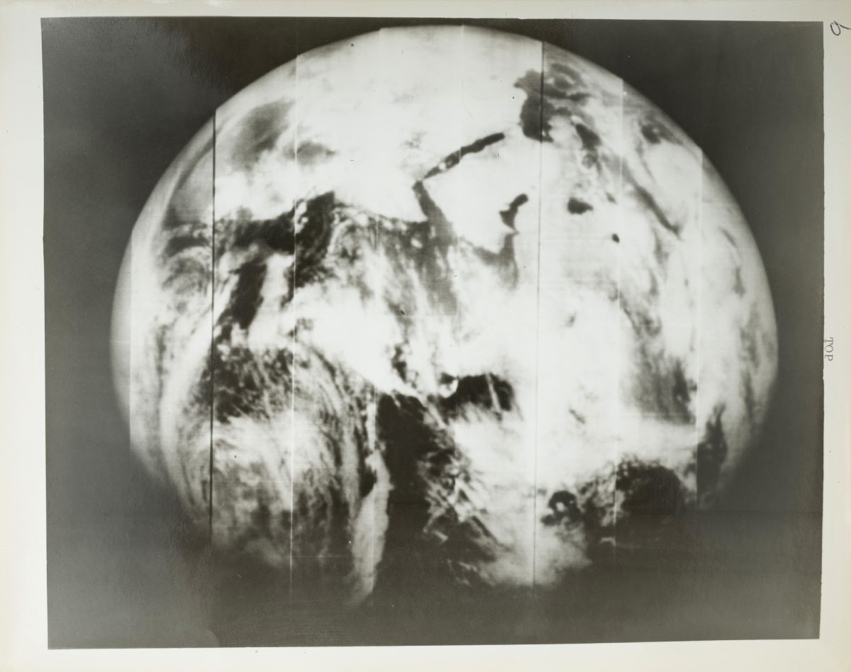 NASA | The Historic First Photograph of the Near Full Earth from Lunar ...