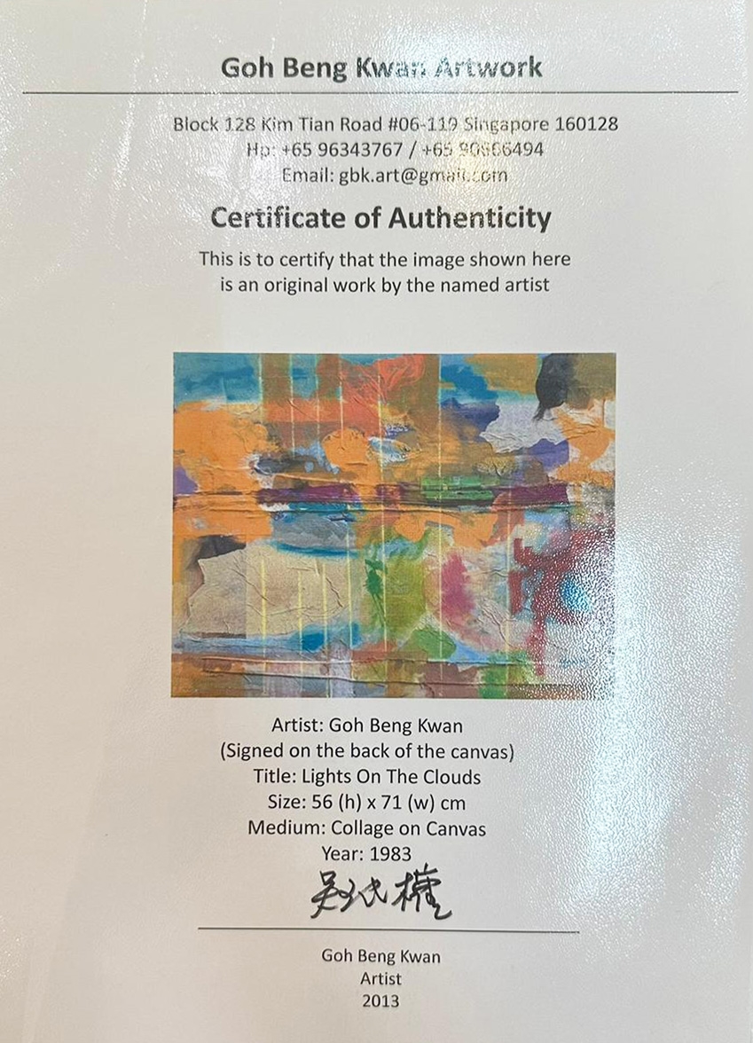 Goh Beng Kwan | GOH BENG KWAN | Lights On The Clouds (1983) | MutualArt