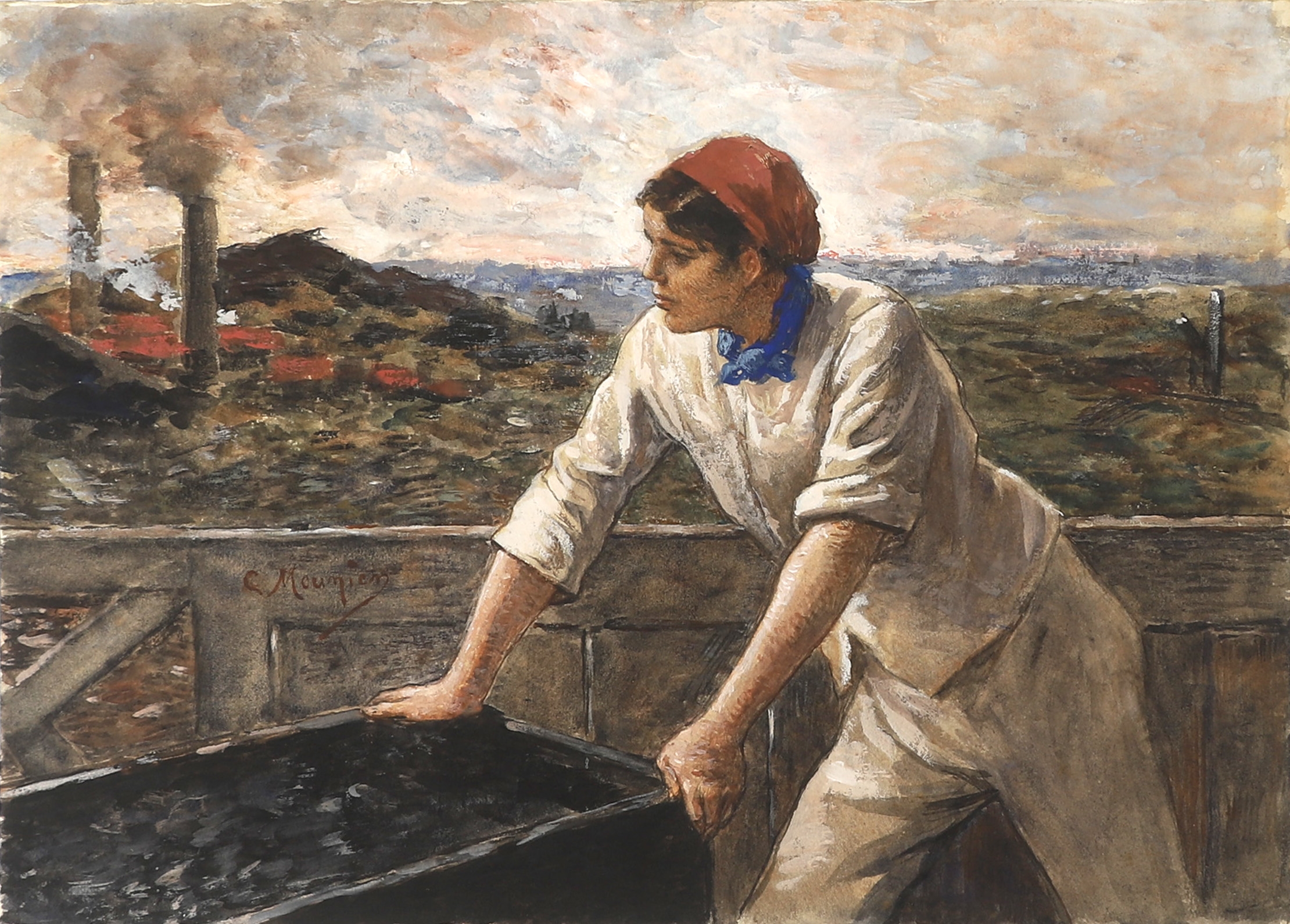 Constantin Meunier | Bust of Christ (1900) | MutualArt