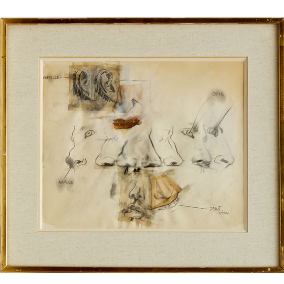 Larry Rivers | Parts of the Face (1963) | MutualArt