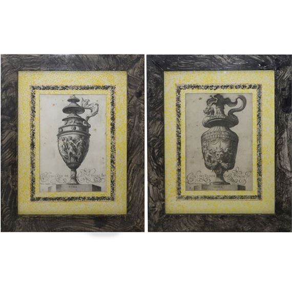 Markus Christoph Sadeler | Pair of engravings depicting Polidoro vases ...