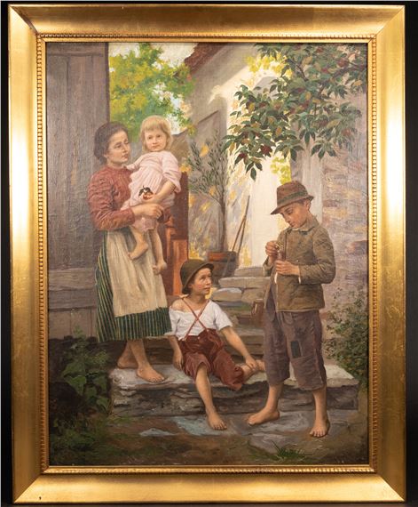 Karl Witkowski | Guarding the Flower Basket | MutualArt