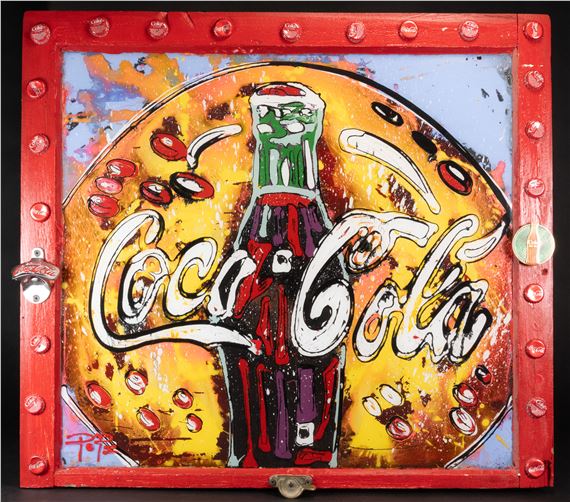 Popi Cotrell | Coca Cola Reverse Glass Painting | MutualArt