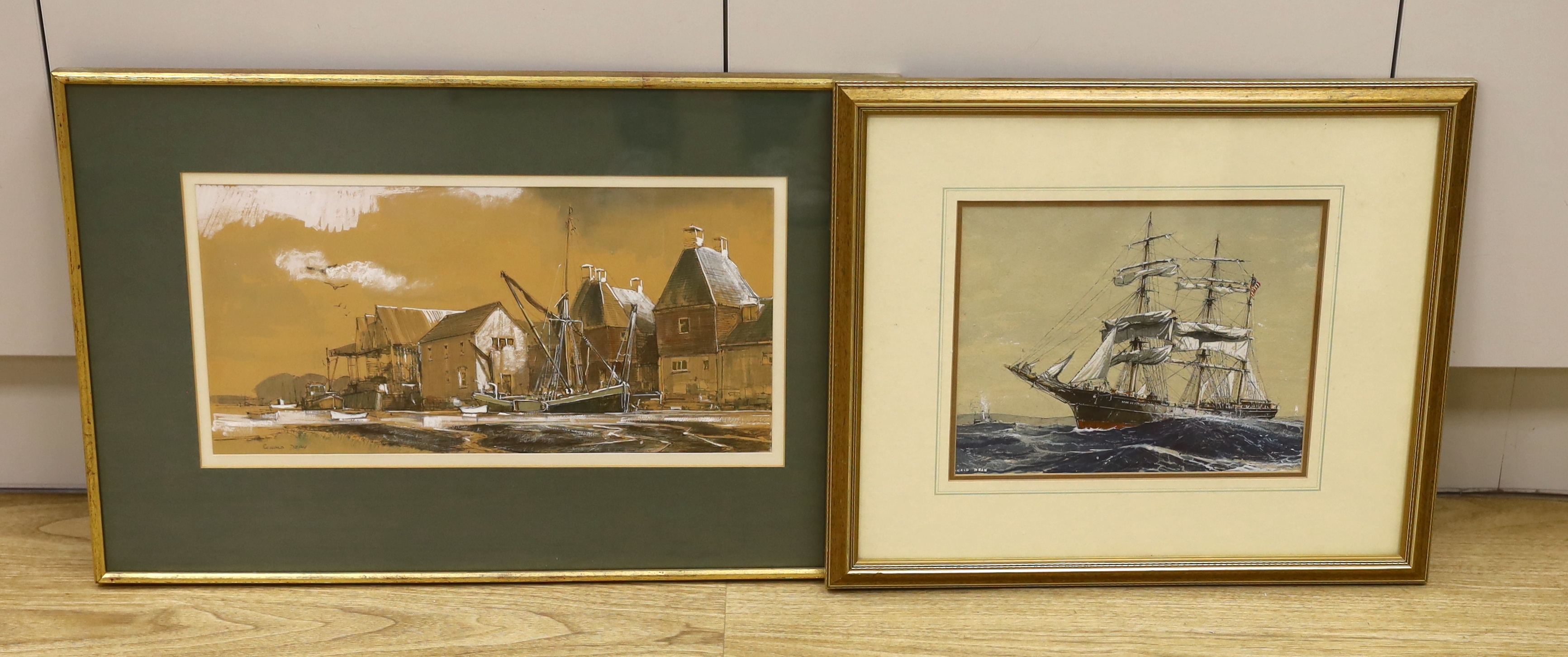 Ronald Dean | two heightened watercolours | MutualArt