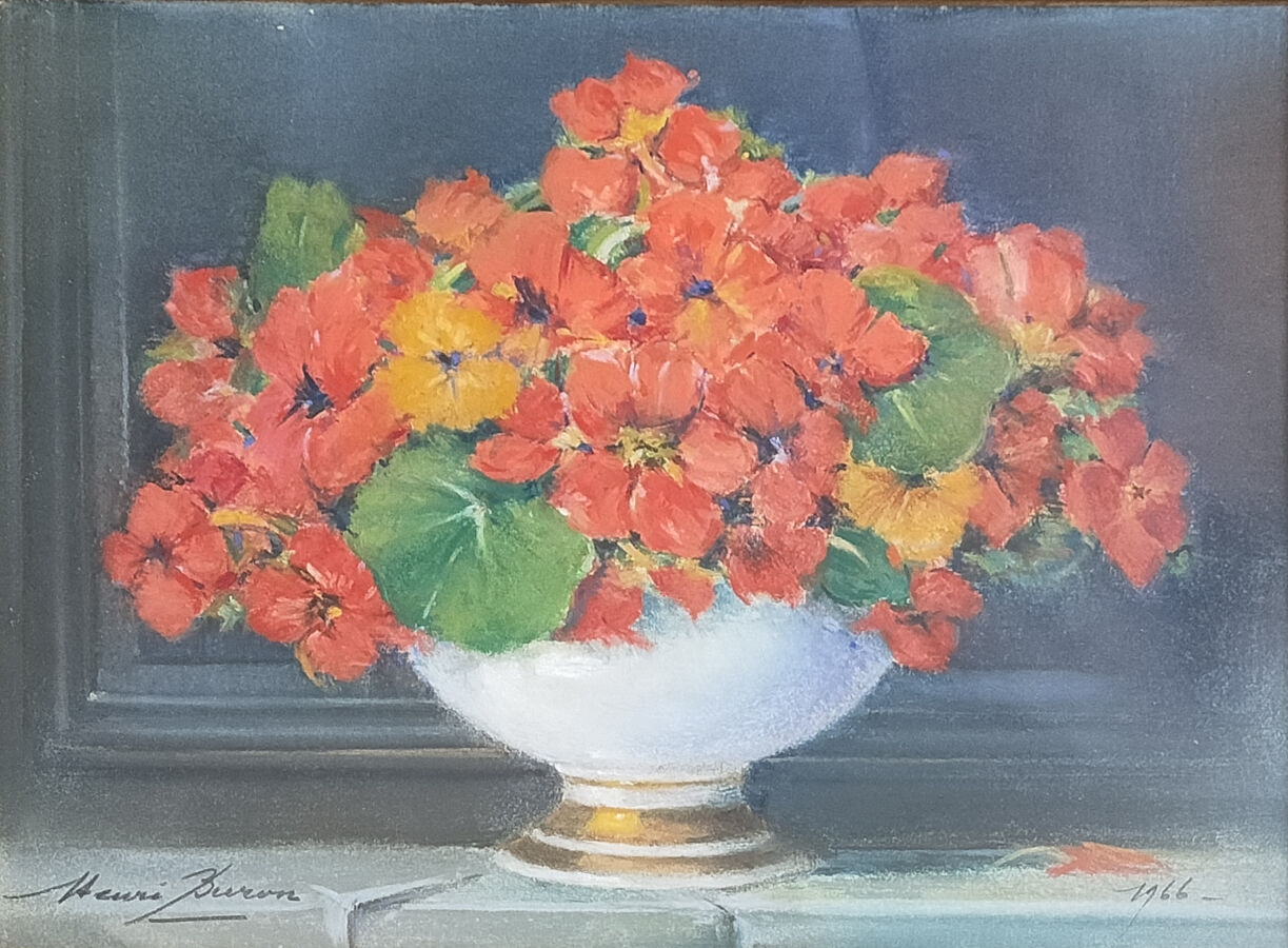 Henri Lucien-Joseph Buron | Bouquet de renoncules (1966) | MutualArt