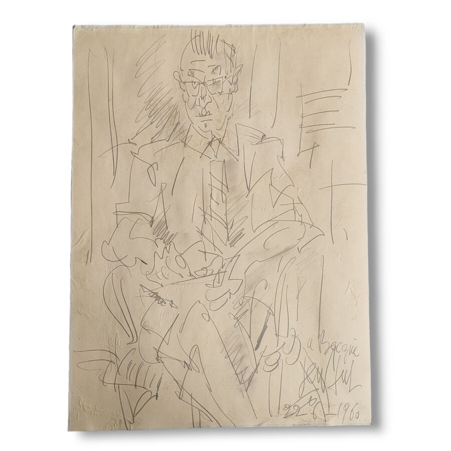 Gen Paul | Portrait d'homme (1960) | MutualArt