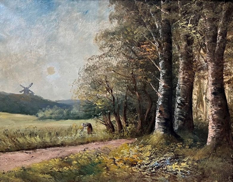 L. Henry | Paysage animé | MutualArt