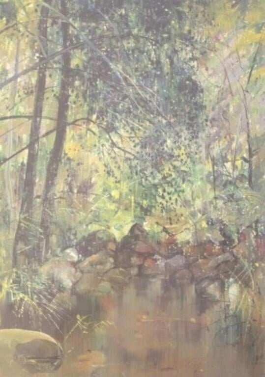 Arthur Boyd | A Pond for Narcissus with Lilly Pilly | MutualArt