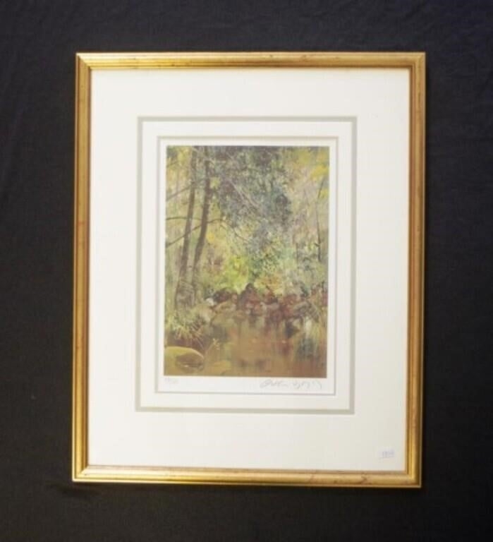 Arthur Boyd | A Pond for Narcissus with Lilly Pilly | MutualArt