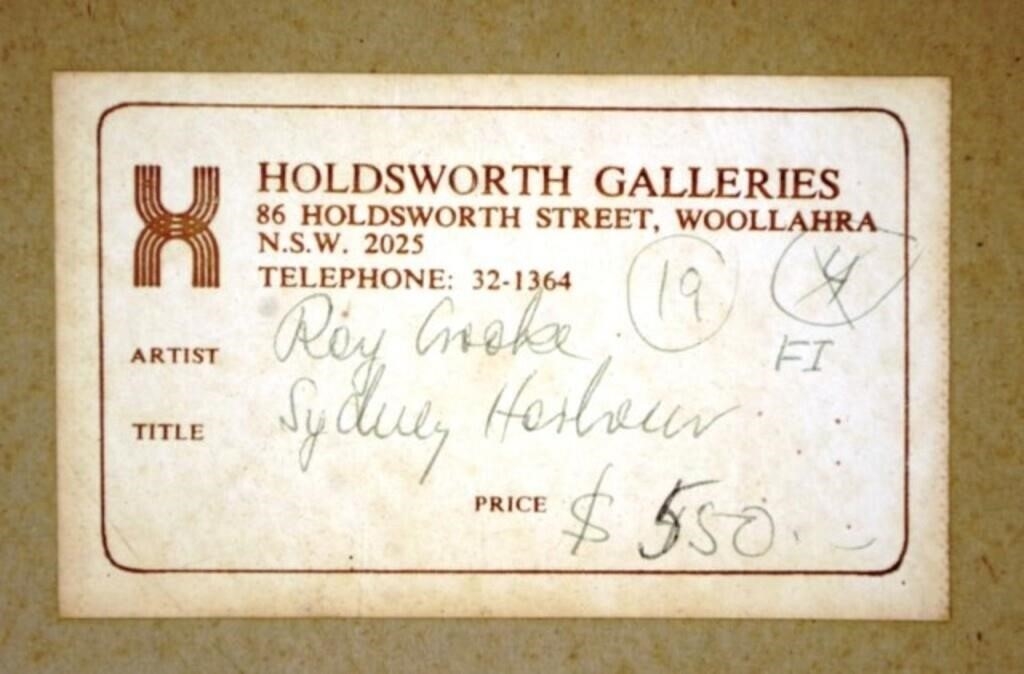 Ray Crooke | Sydney Harbour | MutualArt