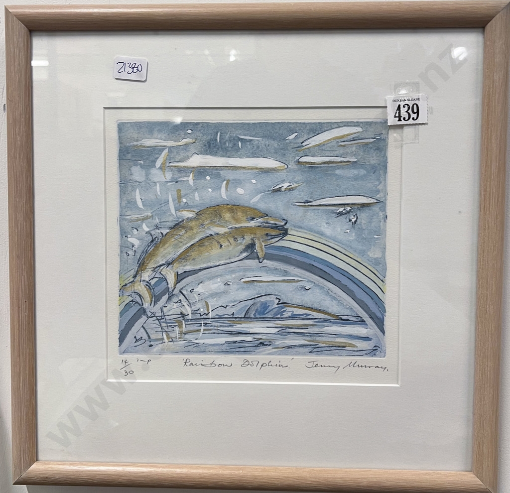 Jenny Murray | Rainbow Dolphins | MutualArt