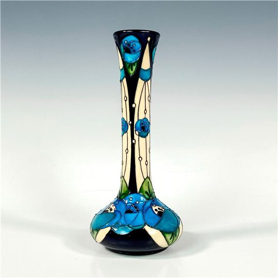William Moorcroft | Moorcroft Pottery Rennie Rose Bud Vase | MutualArt