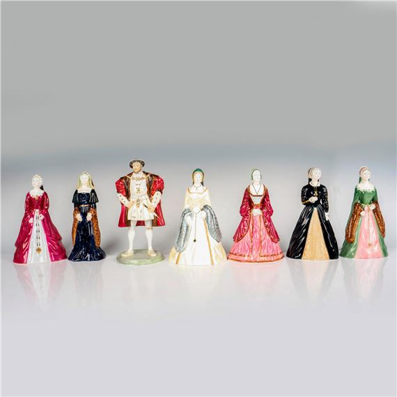 Jane Seymour | 7pc Coalport Bone China The Royal Collection Figurines ...