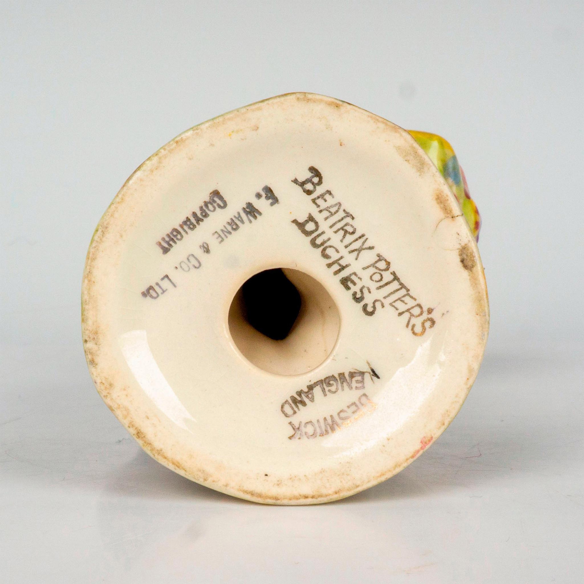 Beatrix Potter | Very Rare Beswick Beatrix Potter's Figurine, Duchess ...