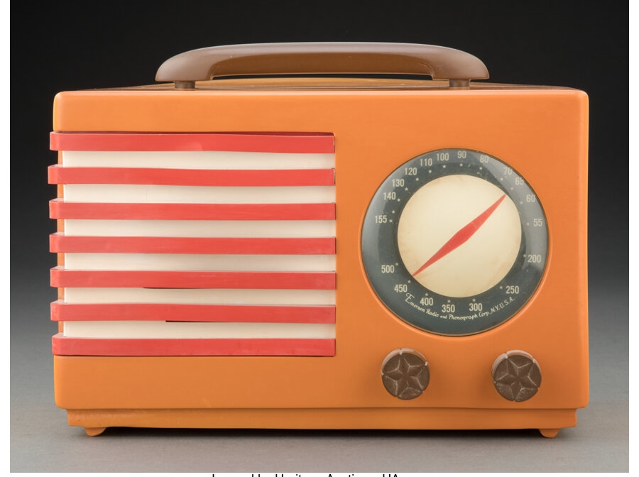Norman Bel Geddes | Model 400 'Aristocrat' Radio, 1940, Emerson Radio ...