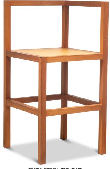 Donald Judd | 14.75-Inch Frame Corner Chair #72 (1989) | MutualArt