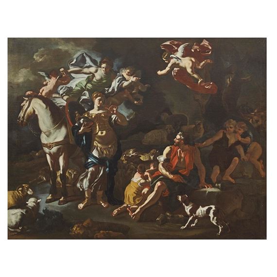 Francesco Solimena | ERMINIA AMONG THE SHEPHERDS | MutualArt
