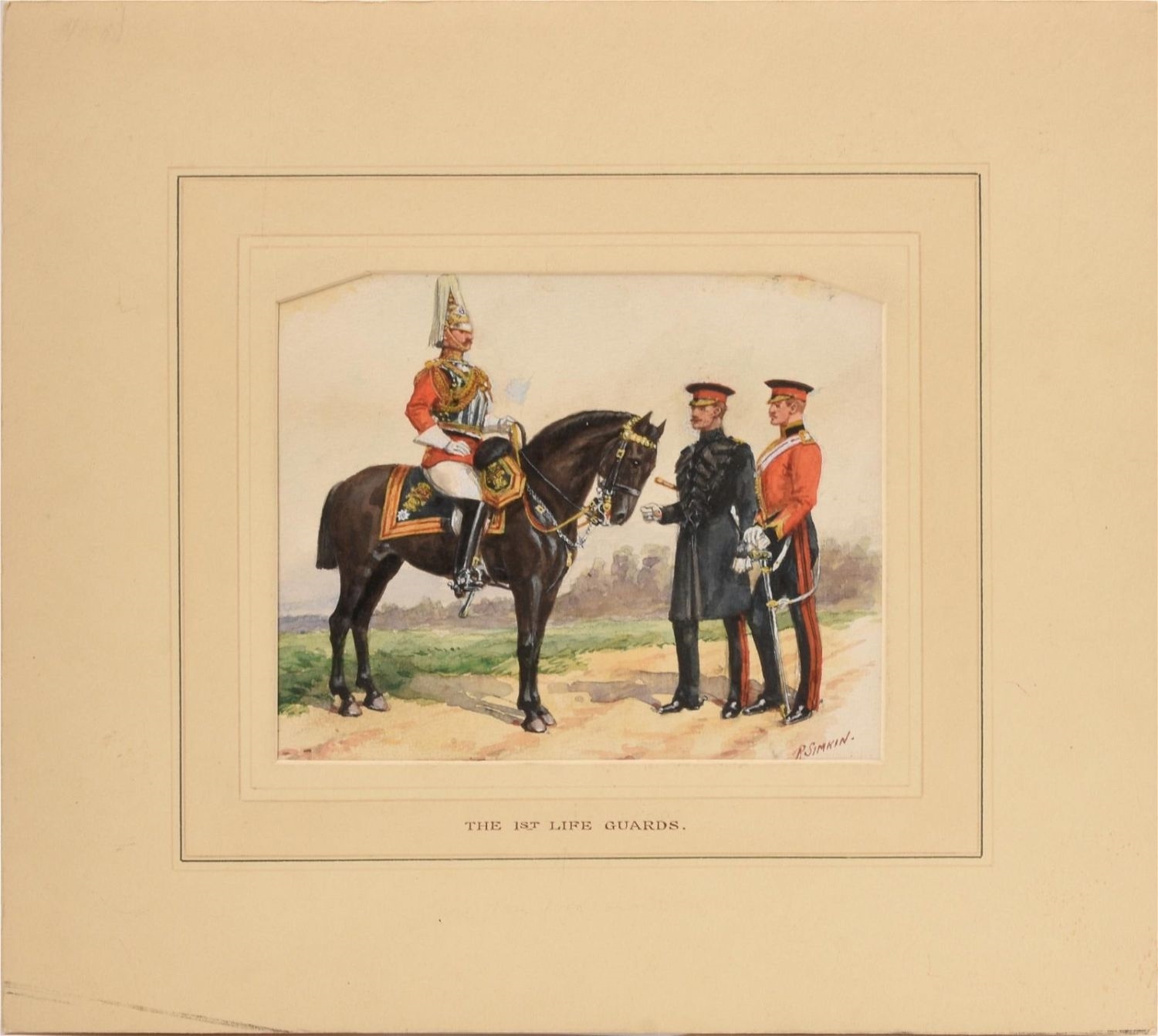 Richard Simkin | The 1st Life Guards | MutualArt