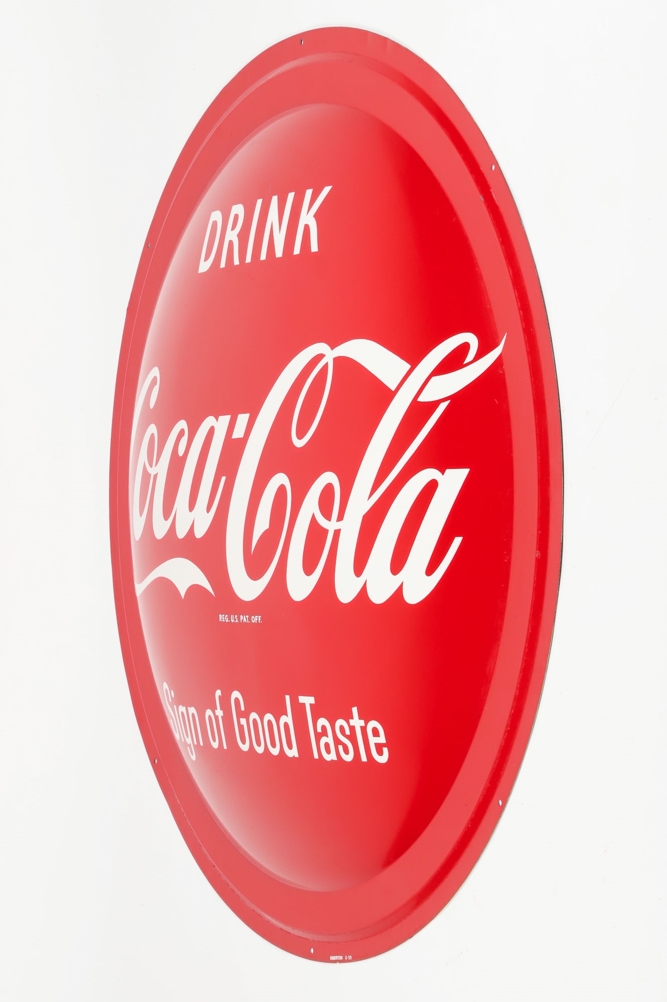 Unknown | Coca-Cola 1959 36 Button Sign (1959) | MutualArt