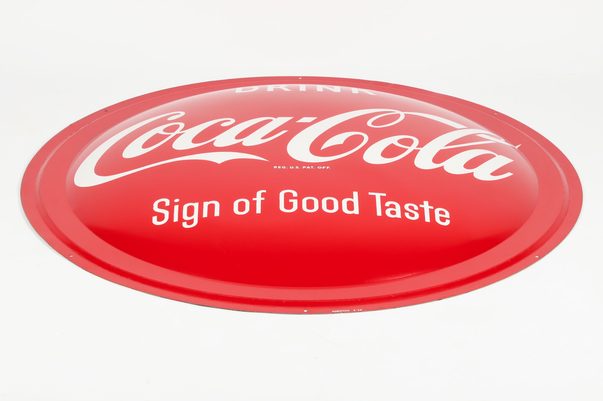 Unknown | Coca-Cola 1959 36 Button Sign (1959) | MutualArt