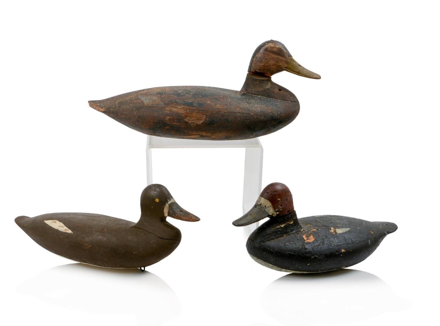 Sam Collins | Three Duck Decoys Family of Sam Collins. | MutualArt