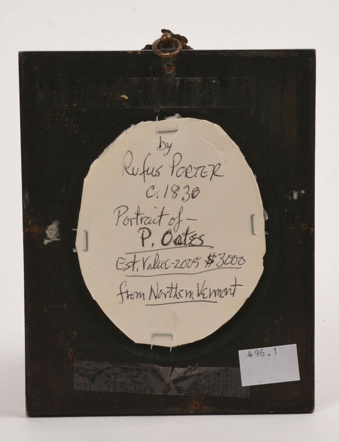 Rufus Porter | Miniature Portrait of a Man | MutualArt