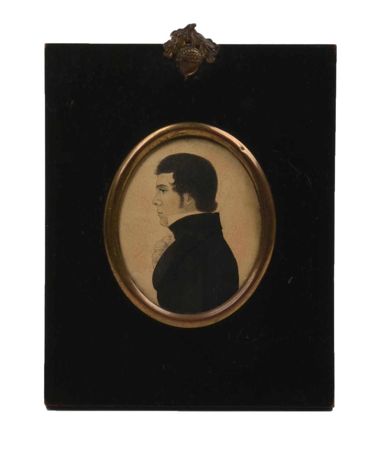 Rufus Porter | Miniature Portrait of a Man | MutualArt