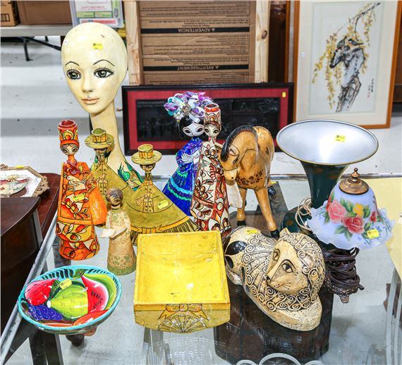 Art Nouveau School | Assorted Papier Mache Artworks & Decorative Items | MutualArt