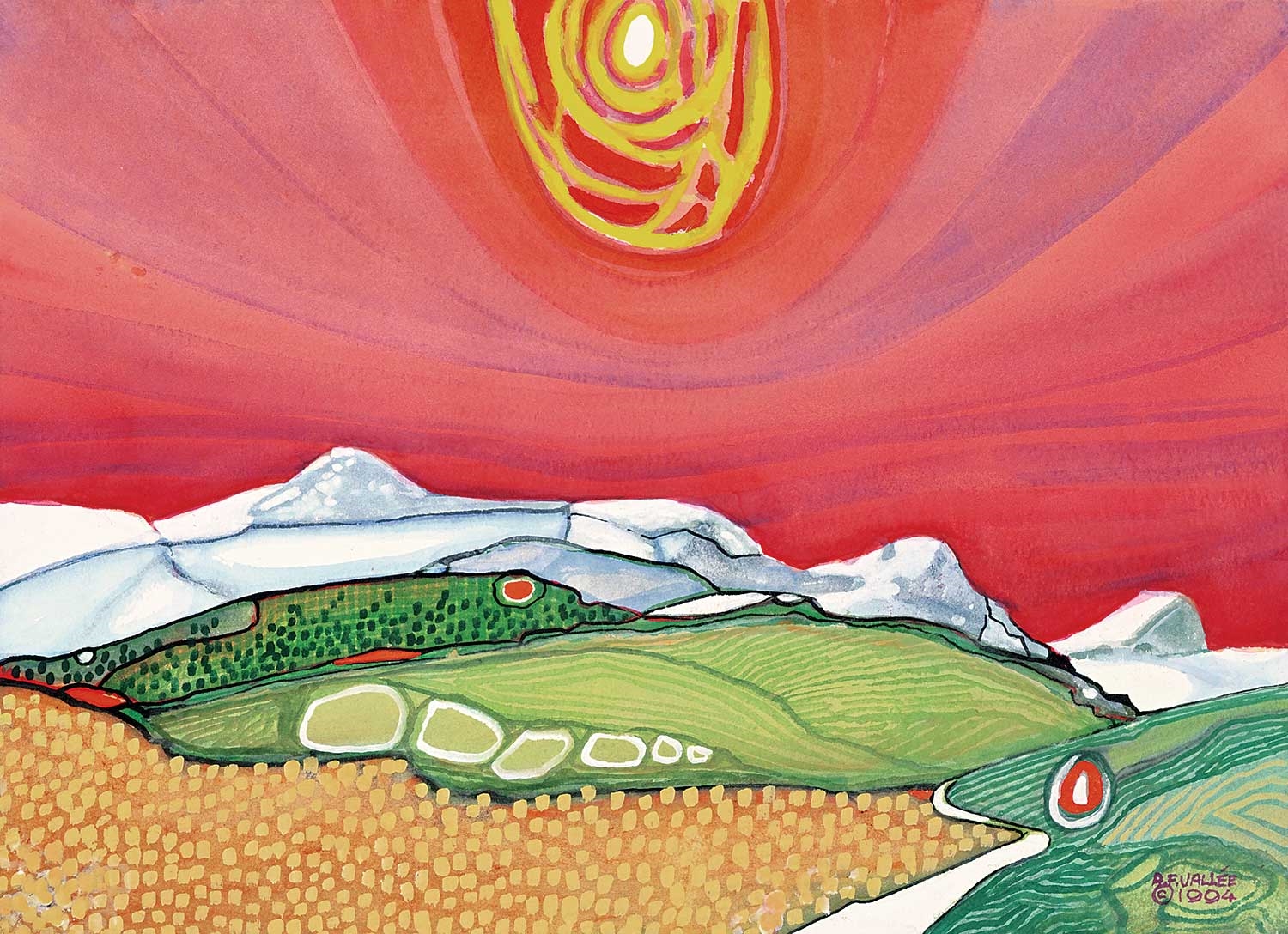 Armand Frederick Vallée | Kananaskis, The Fire of Ammolite (1994 ...