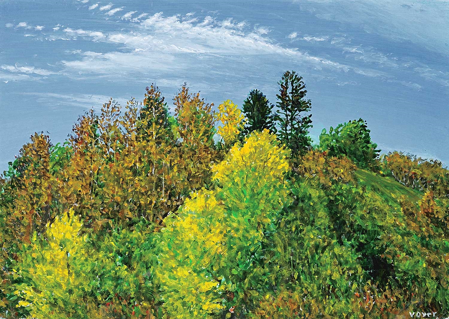 Sylvain Voyer | Hillside Groat Road (Circa 1989) | MutualArt