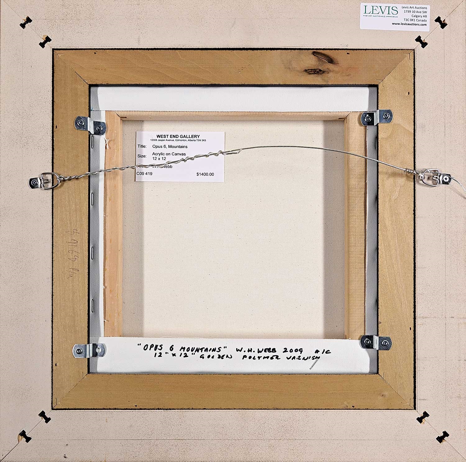 William H. Webb | Opus 6 Mountains (2009) | MutualArt