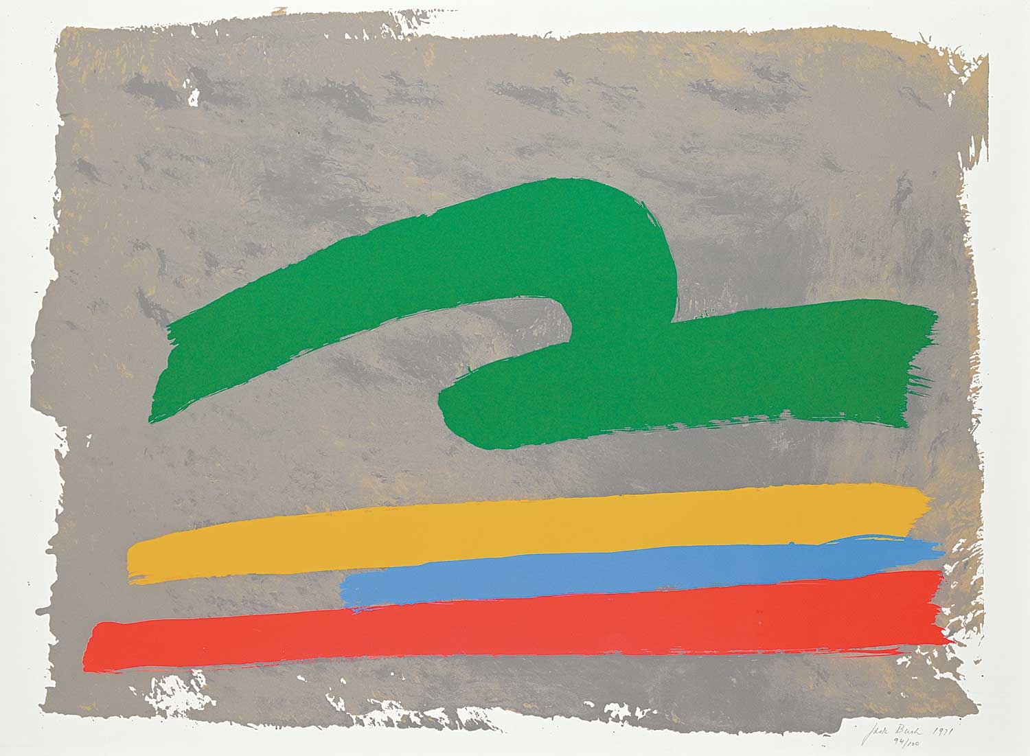 Jack Bush | QM (1971) | MutualArt