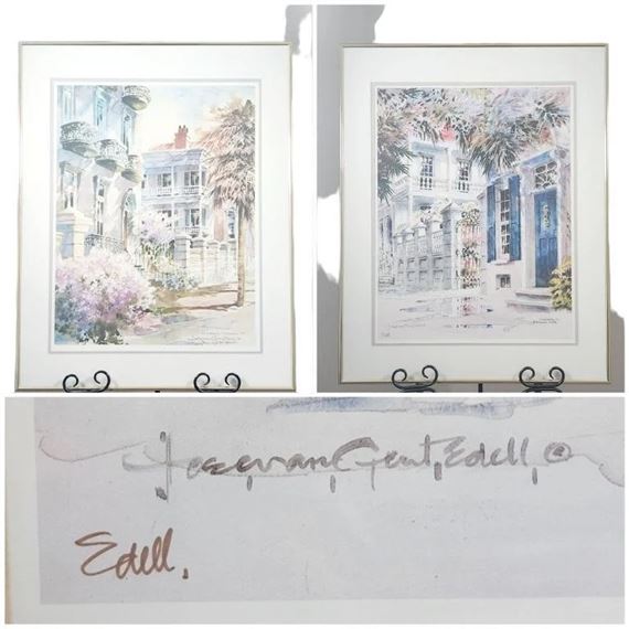 Josie Van Gent Edell | Sunday In Charleston; Morning Walk | MutualArt