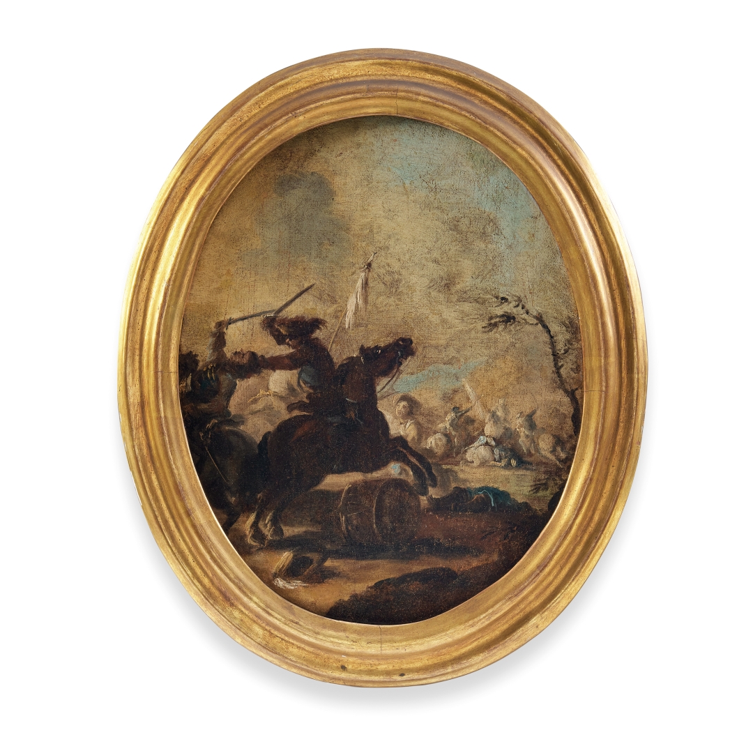 Francesco Simonini | Pair of battle scenes | MutualArt