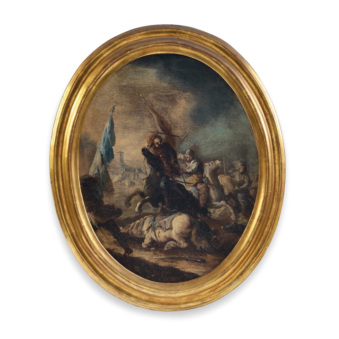 Francesco Simonini | Pair of battle scenes | MutualArt