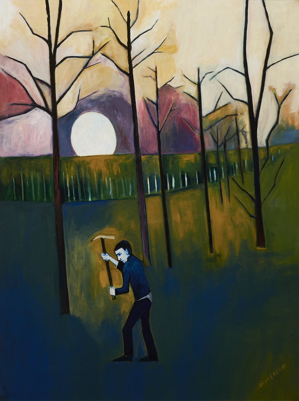 Robert Dickerson | Forestry Worker at Eumundi (1991) | MutualArt