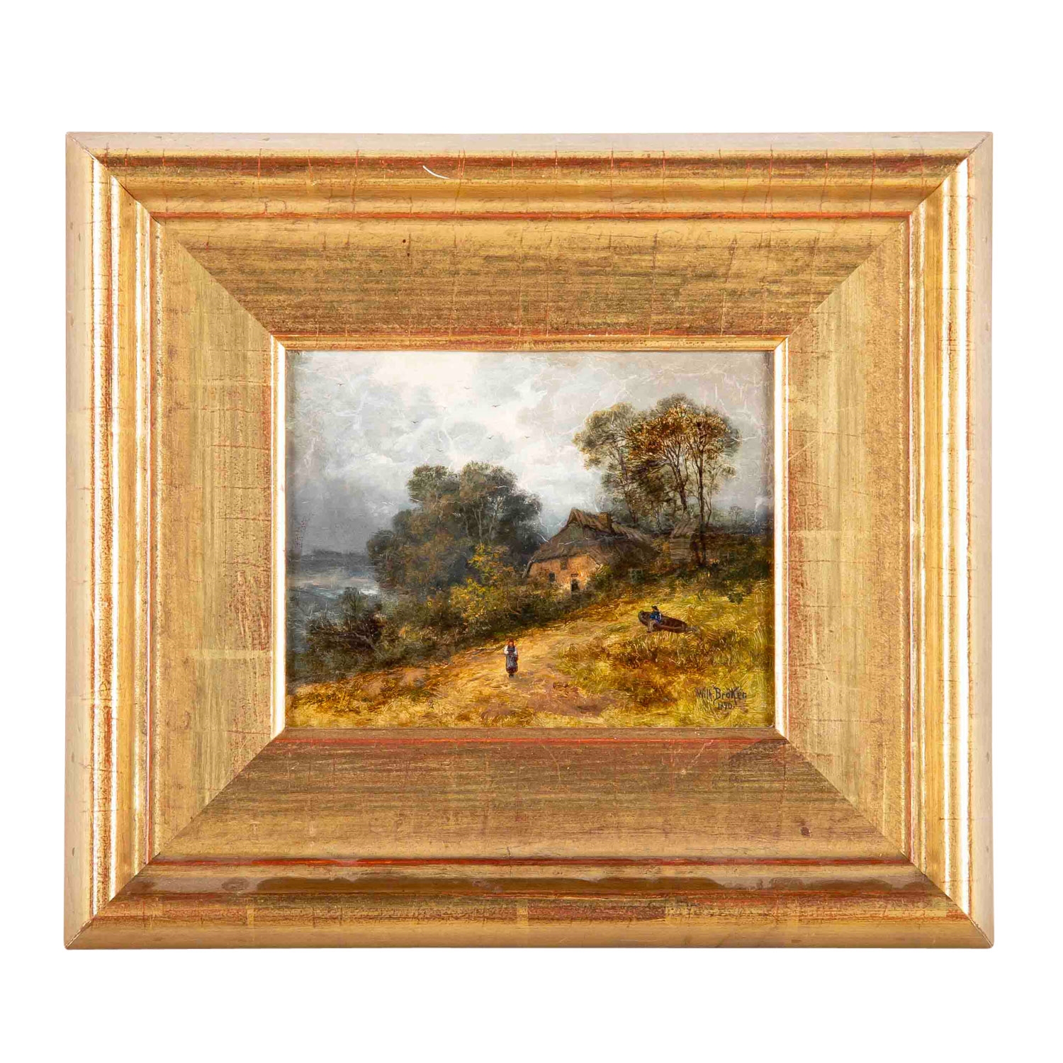 Wilhelm Bröker | Auf dem Hügel (1890) | MutualArt