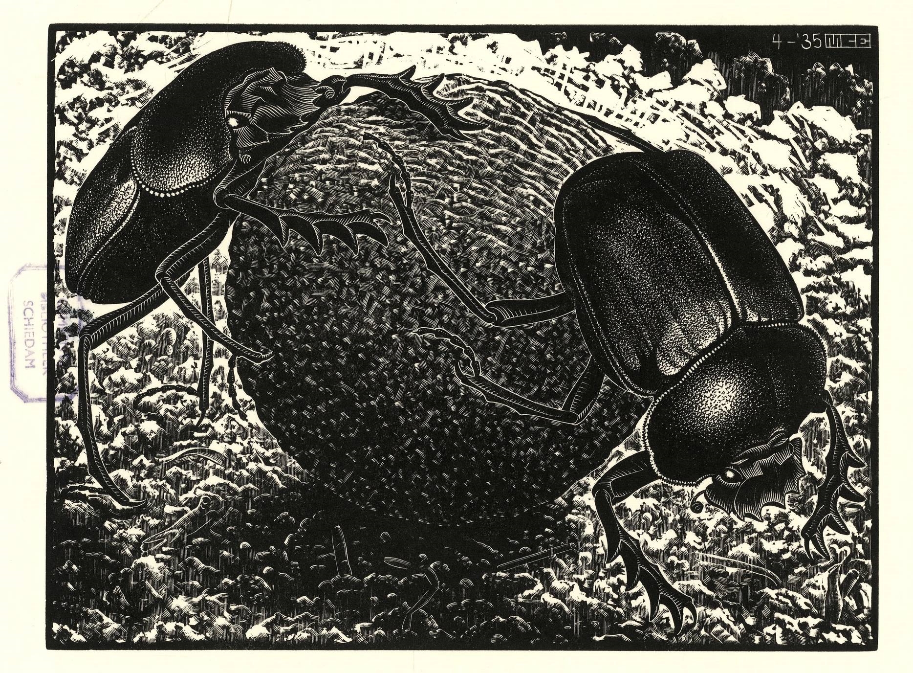 Maurits Cornelis Escher | Scarabs | MutualArt