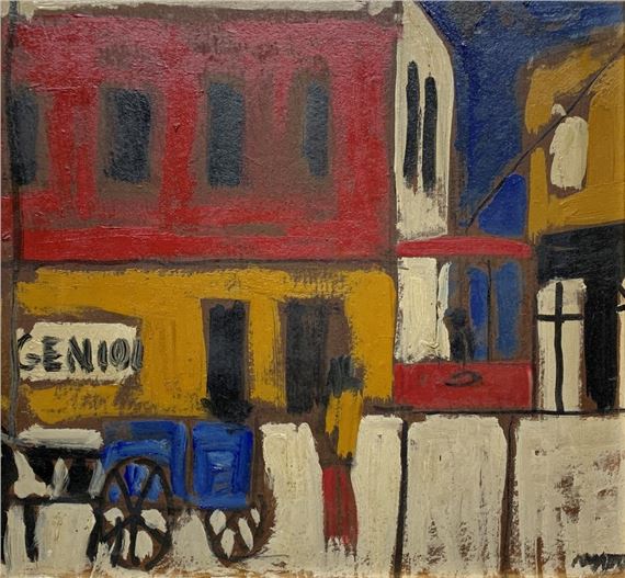 Francisco Matto | Paisaje en colores primarios | MutualArt