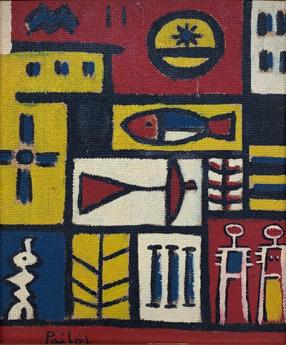 Manuel Pailós | Constructivo en colores primarios | MutualArt