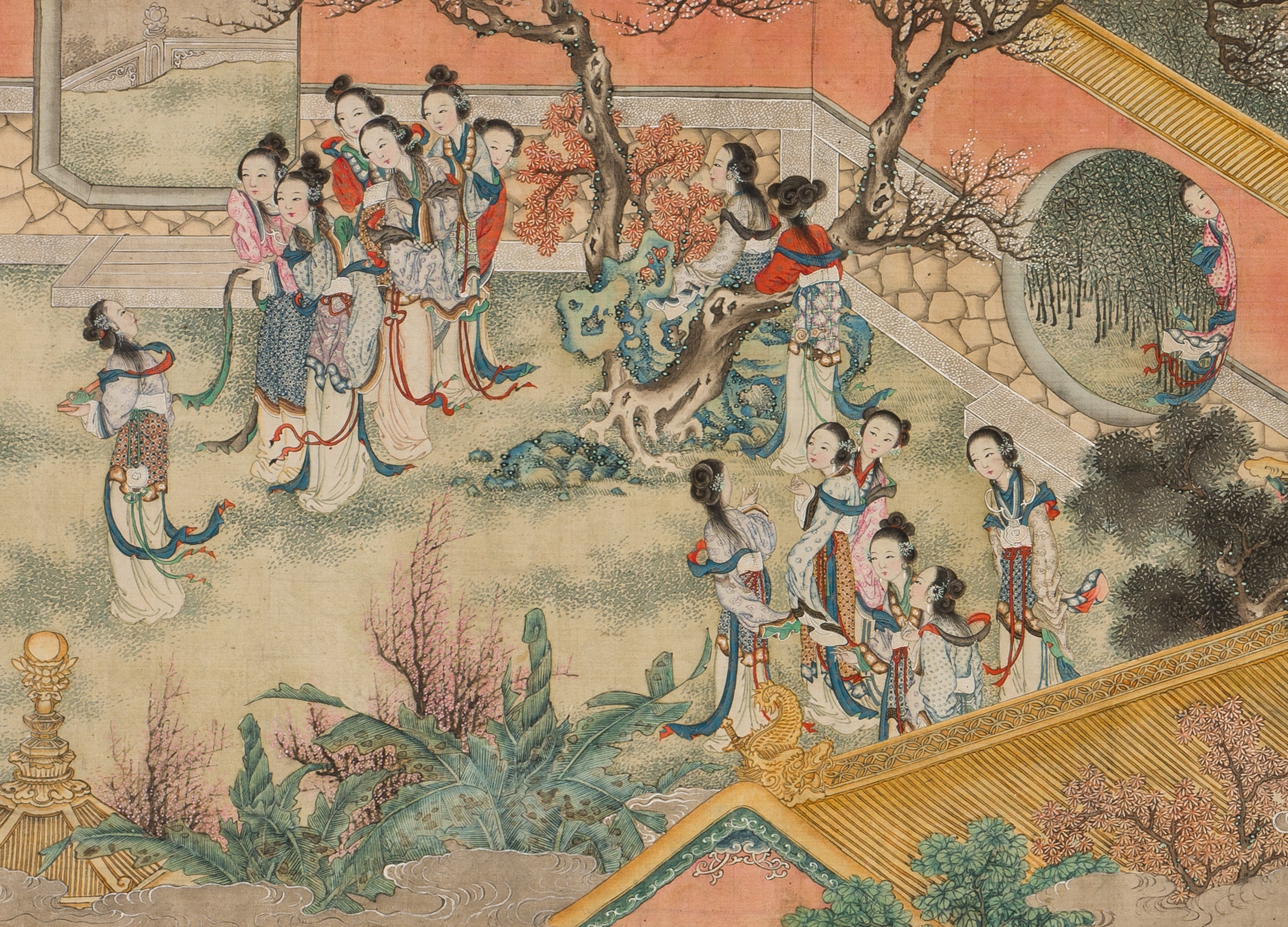 Qiu Ying | SPRING MORNING IN THE HAN PALACE | MutualArt