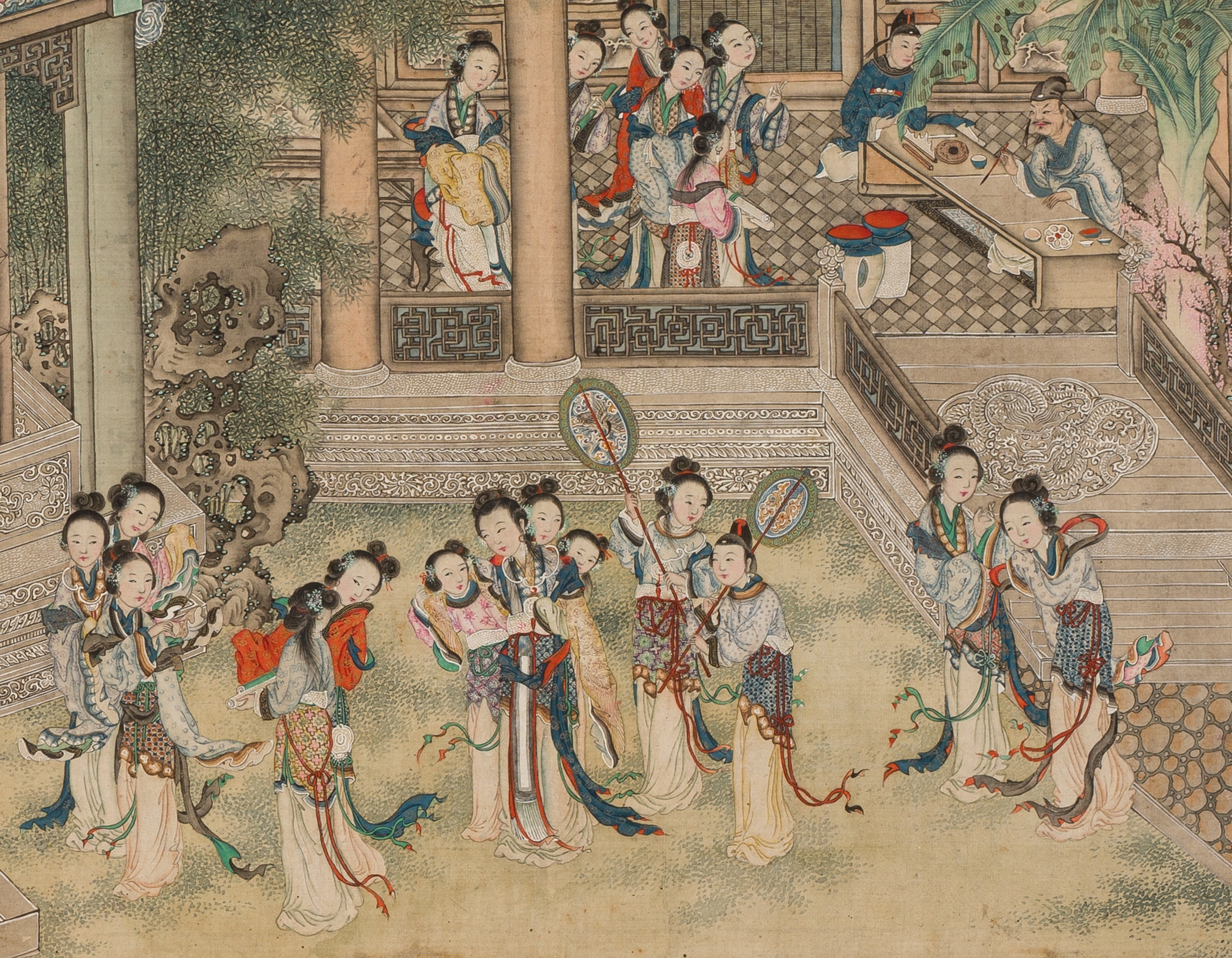 Qiu Ying | SPRING MORNING IN THE HAN PALACE | MutualArt