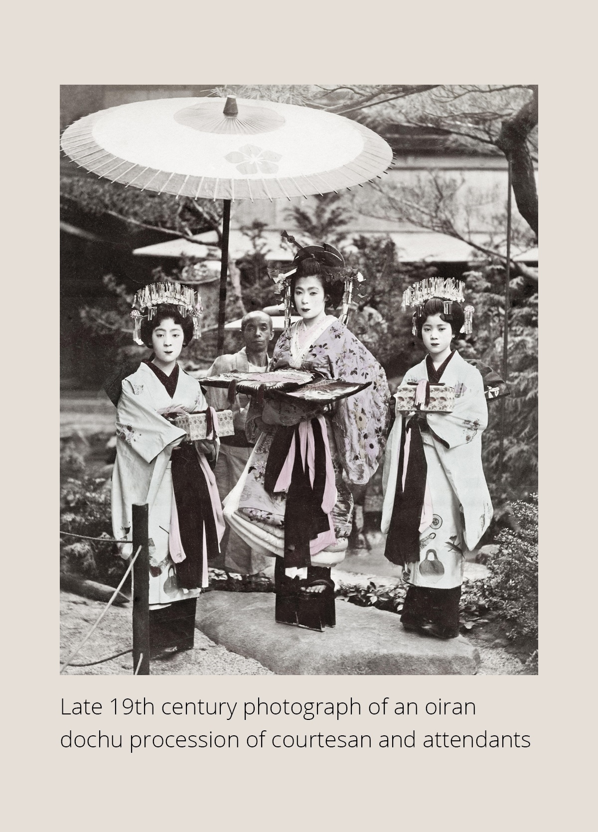 Japanese School, 19th Century | OIRAN DOCHU PROCESSION OF COURTESAN ...
