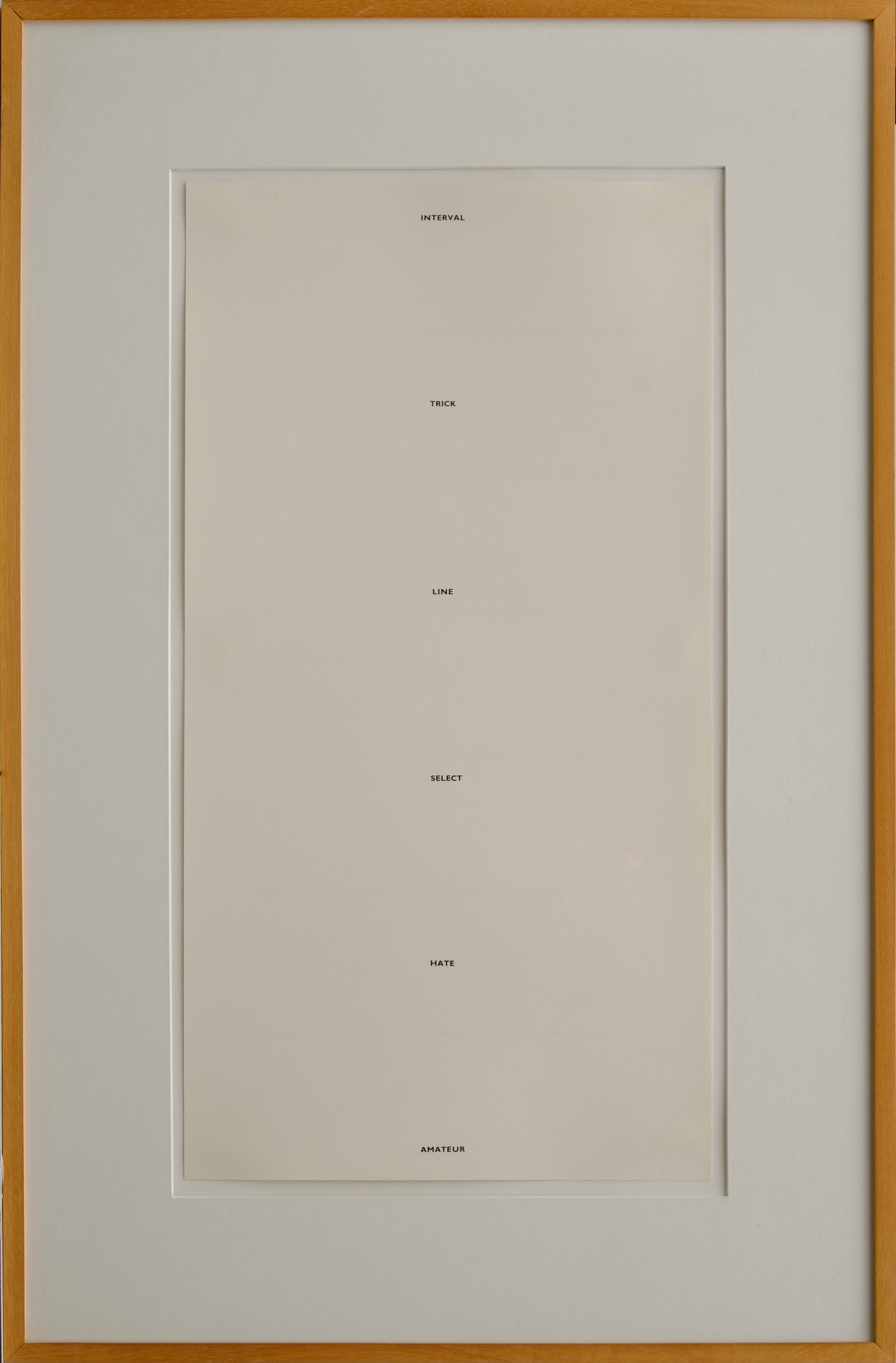Robert Barry | Type press (1975) | MutualArt