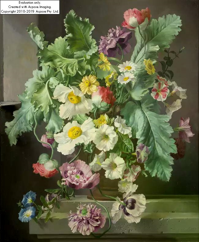 Gerald Cooper | Iris and peonies | MutualArt