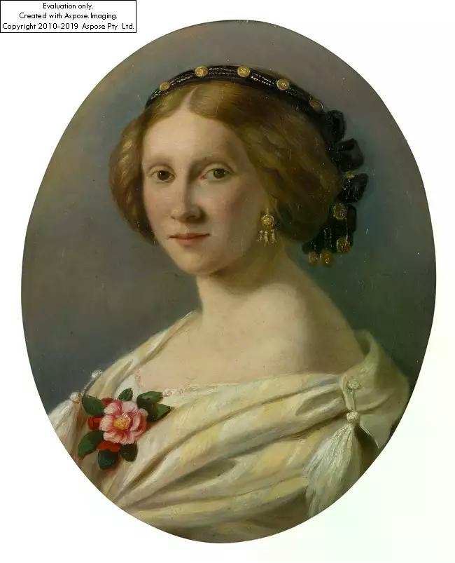 Hermann Winterhalter | Portrait of a Young Girl Said to be Paula ...